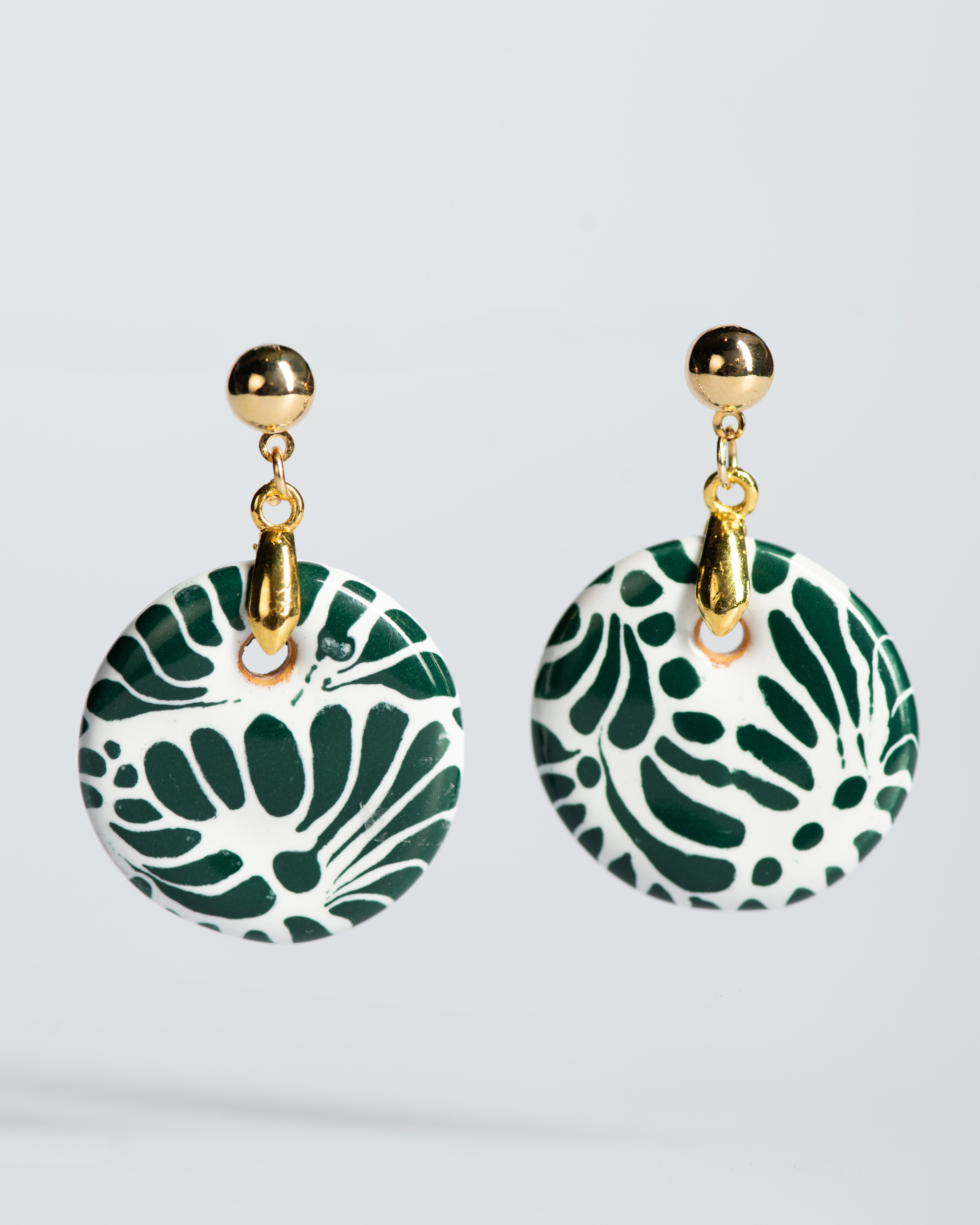 Flat earrings – Clayvera